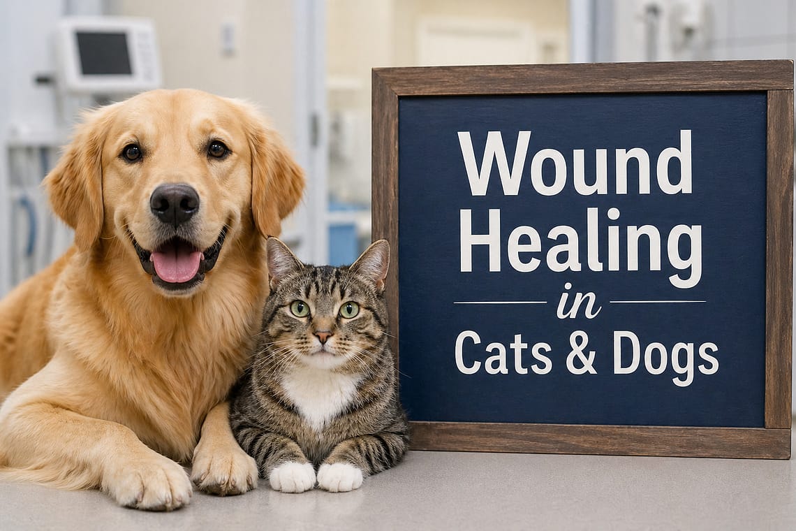 Wound Healing in Dogs and Cats: Stages, Bandages, and Treatment Guide